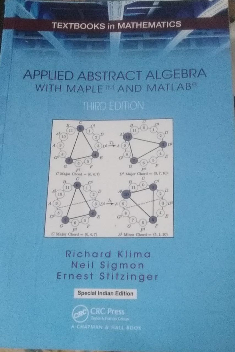 Applied Abstract Algebra With Maple And Matlab Special Indian Edition | Retail Maharaj
