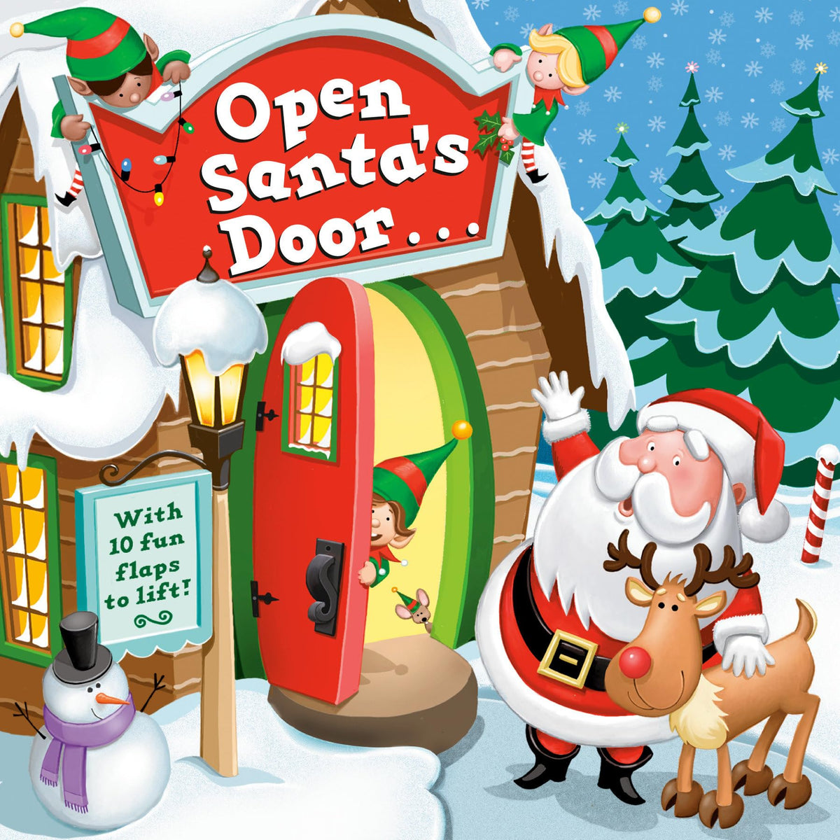 Open Santa's Door: A Christmas Lift-the-Flap Book | Retail Maharaj
