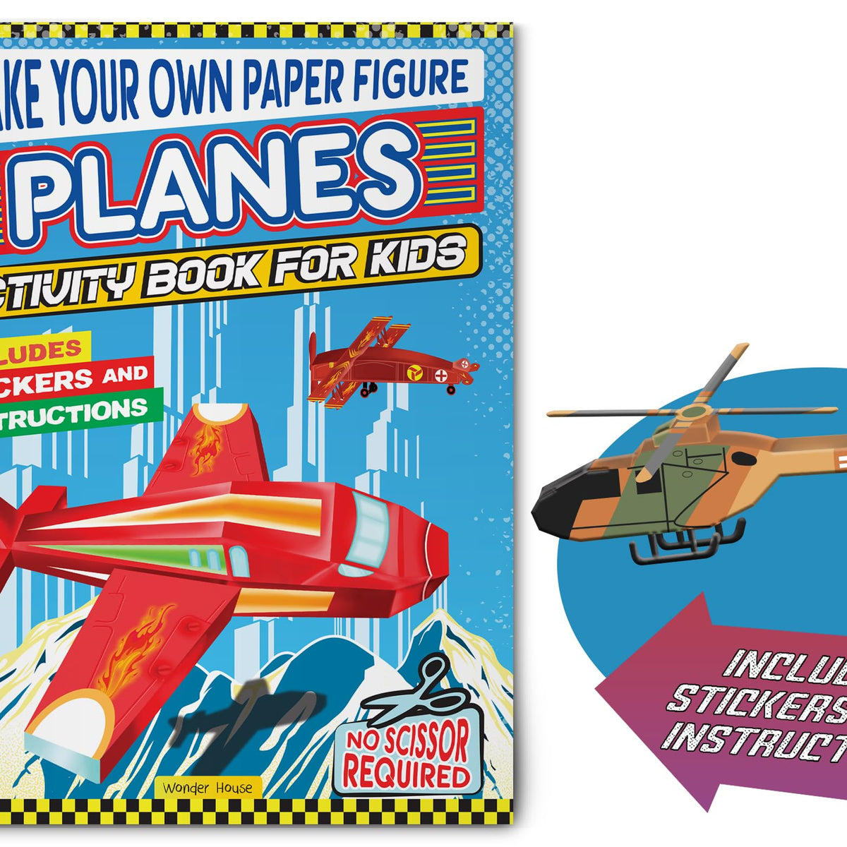 Make Your Own Paper Figures – Planes Cut, Fold & Create Flying Fun ...