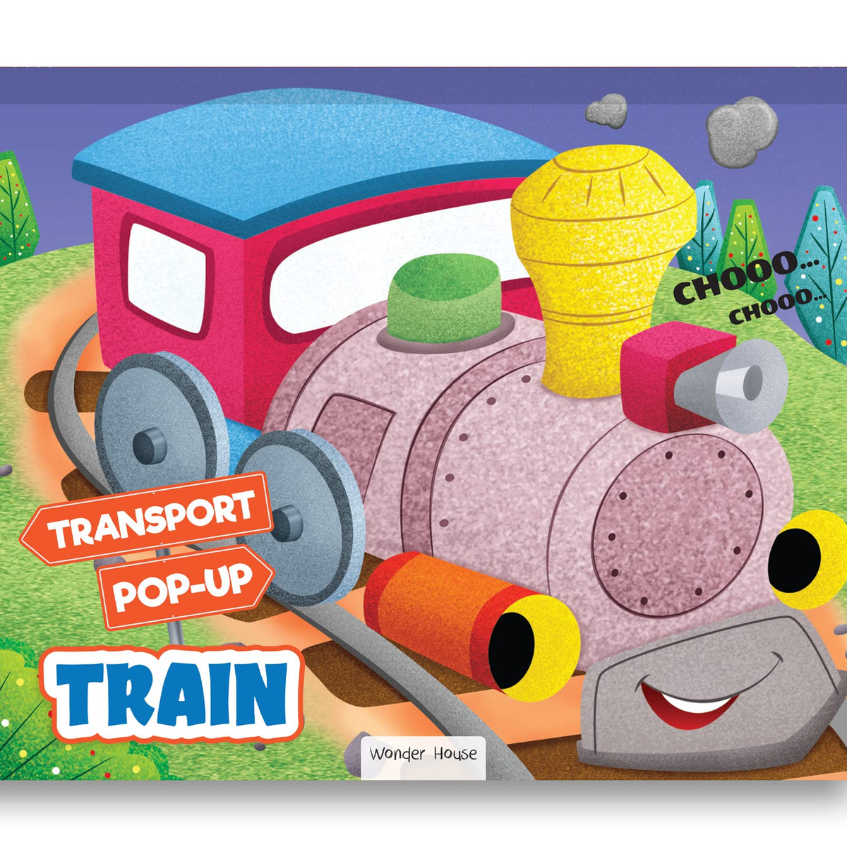 Pop-up Transport - Train - Gorgeously Illustrated Pop-up Book For ...