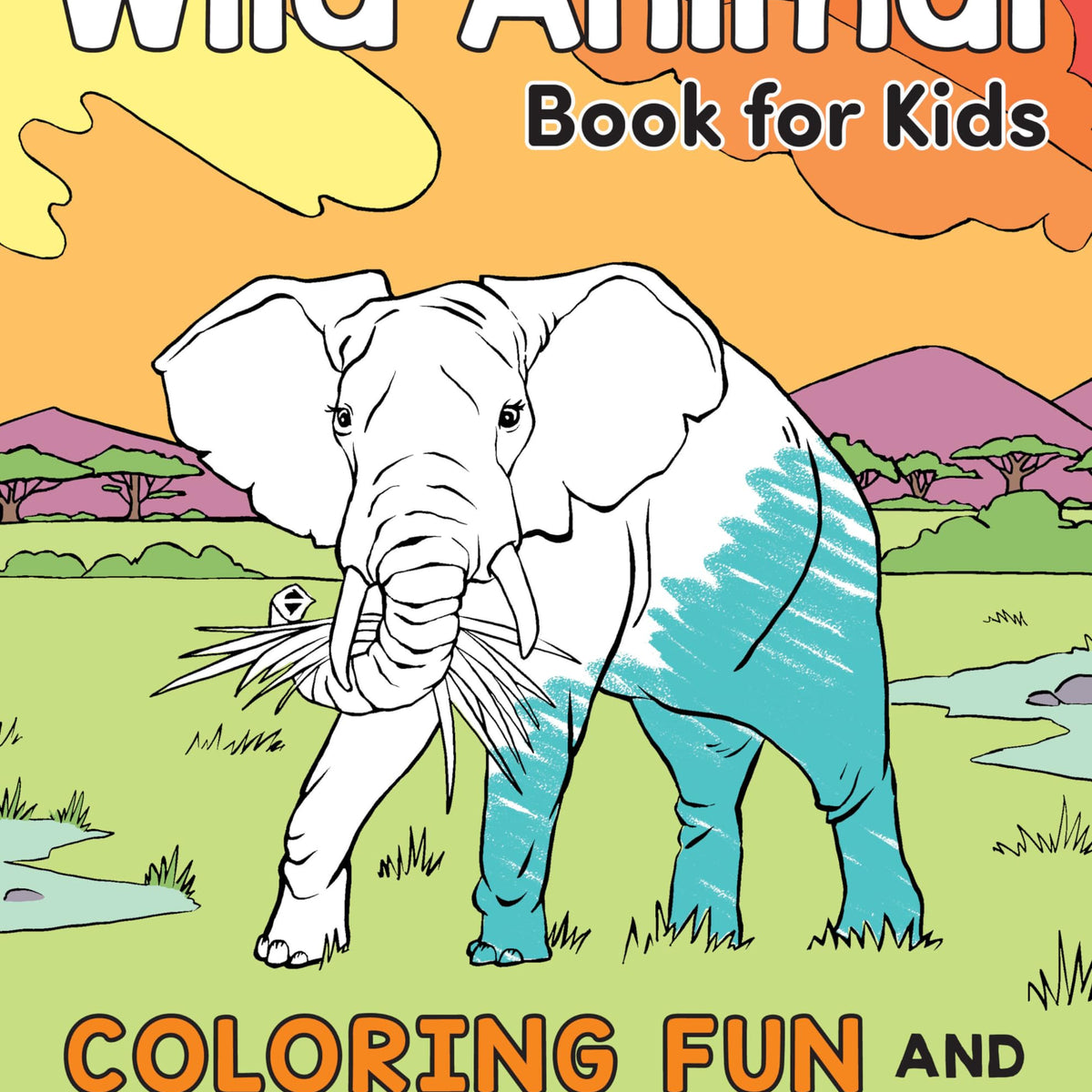 Wild Animal Book for Kids: Coloring Fun and Awesome Facts (A Did You ...
