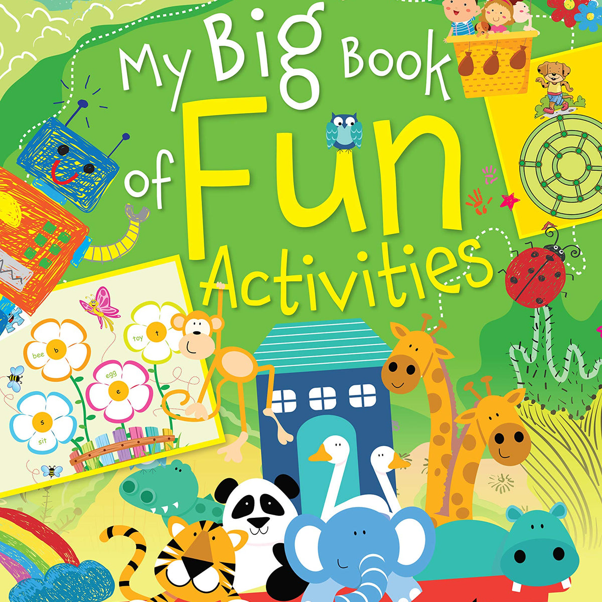 Little Genius Activity Book for Kids: Kids’ Brain Boosting | Creative ...