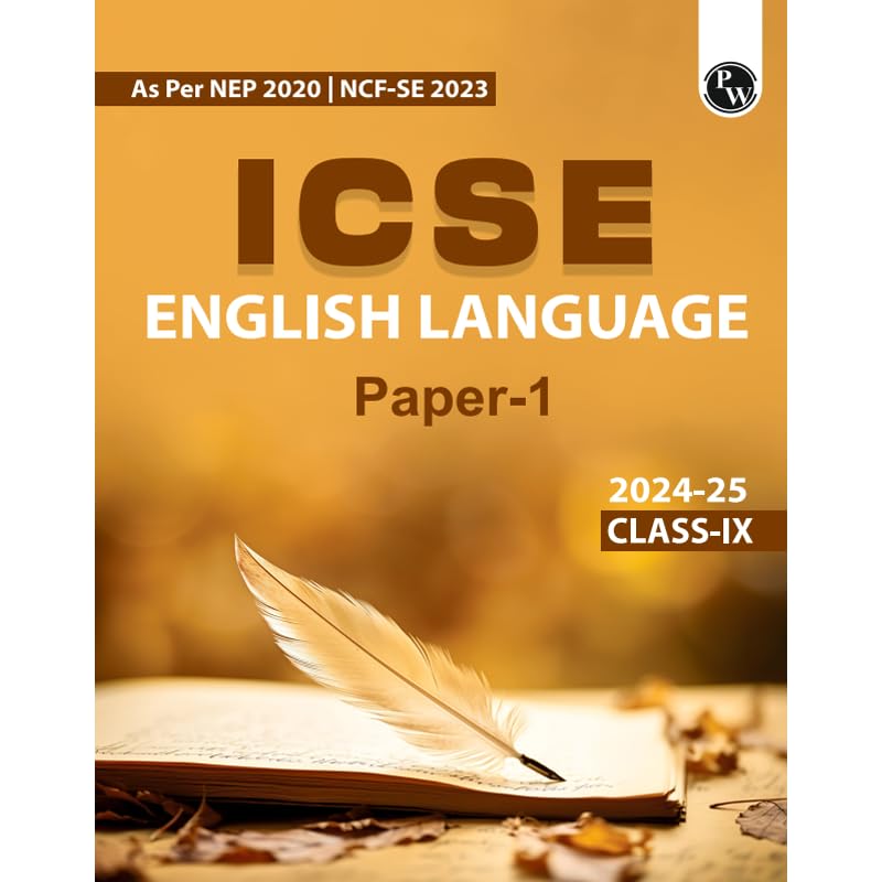 Icse Class 9 English Language Paper 1 As Per Latest Nep For Exam 2024 ...