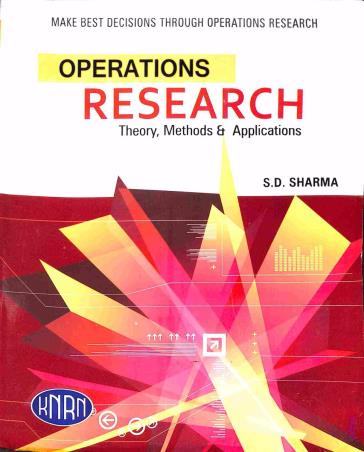 Operations Research : Theory, Methods & Application | Retail Maharaj