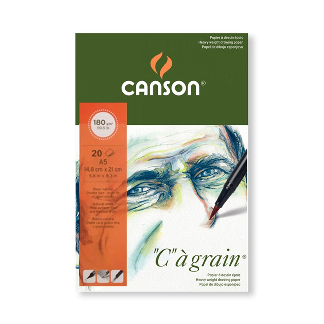 Canson Cagrain Light Grain Drawing Paper Cut Pack 180 GSM Open Stock ...