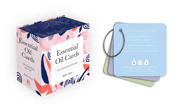 Essential Oil Cards: The Everyone Edition Full-color Cards With Metal ...