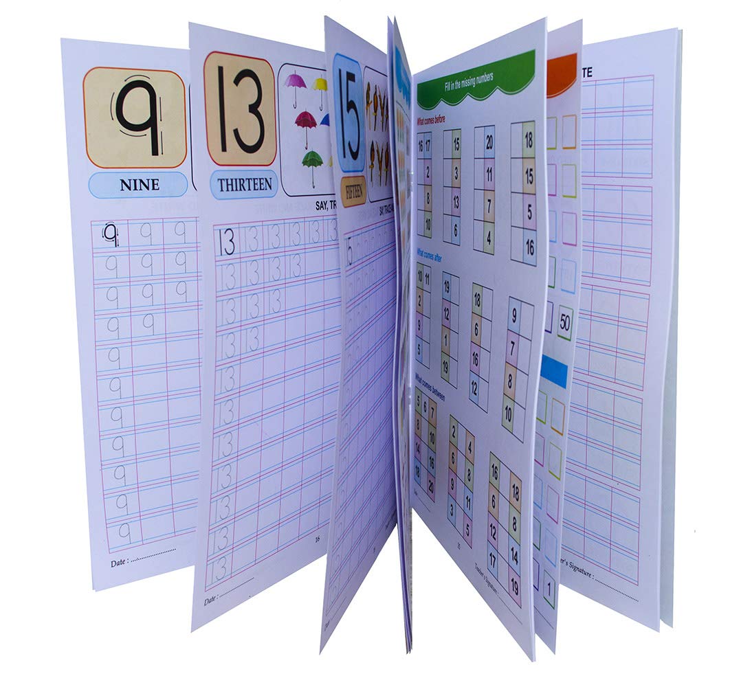 Number Writing Book (1 to 100)