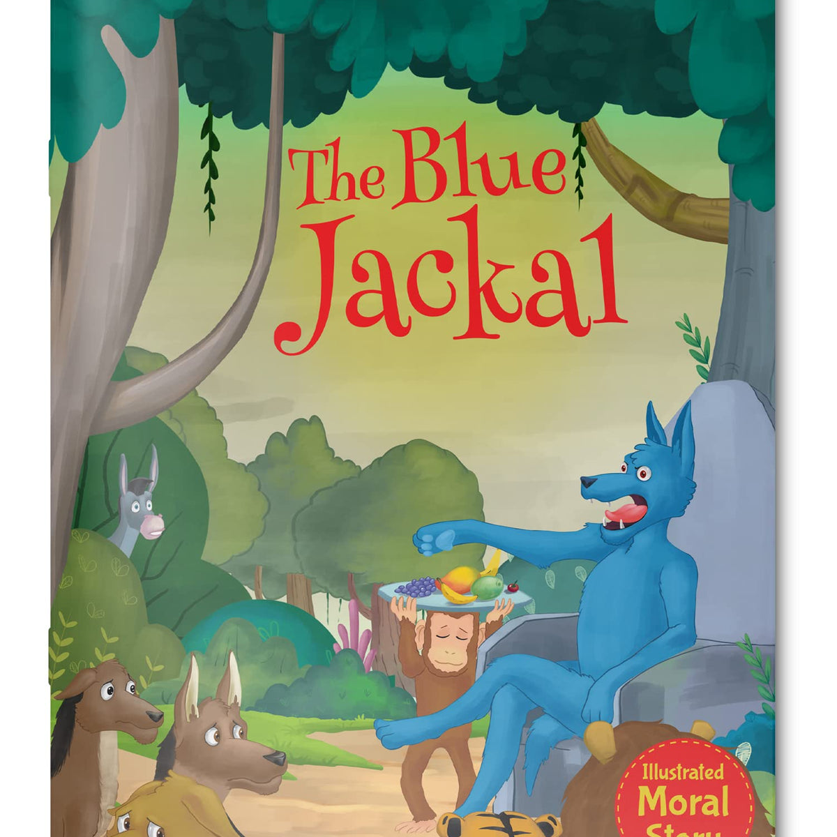 The Blue Jackal - Illustrated Moral Story for Children