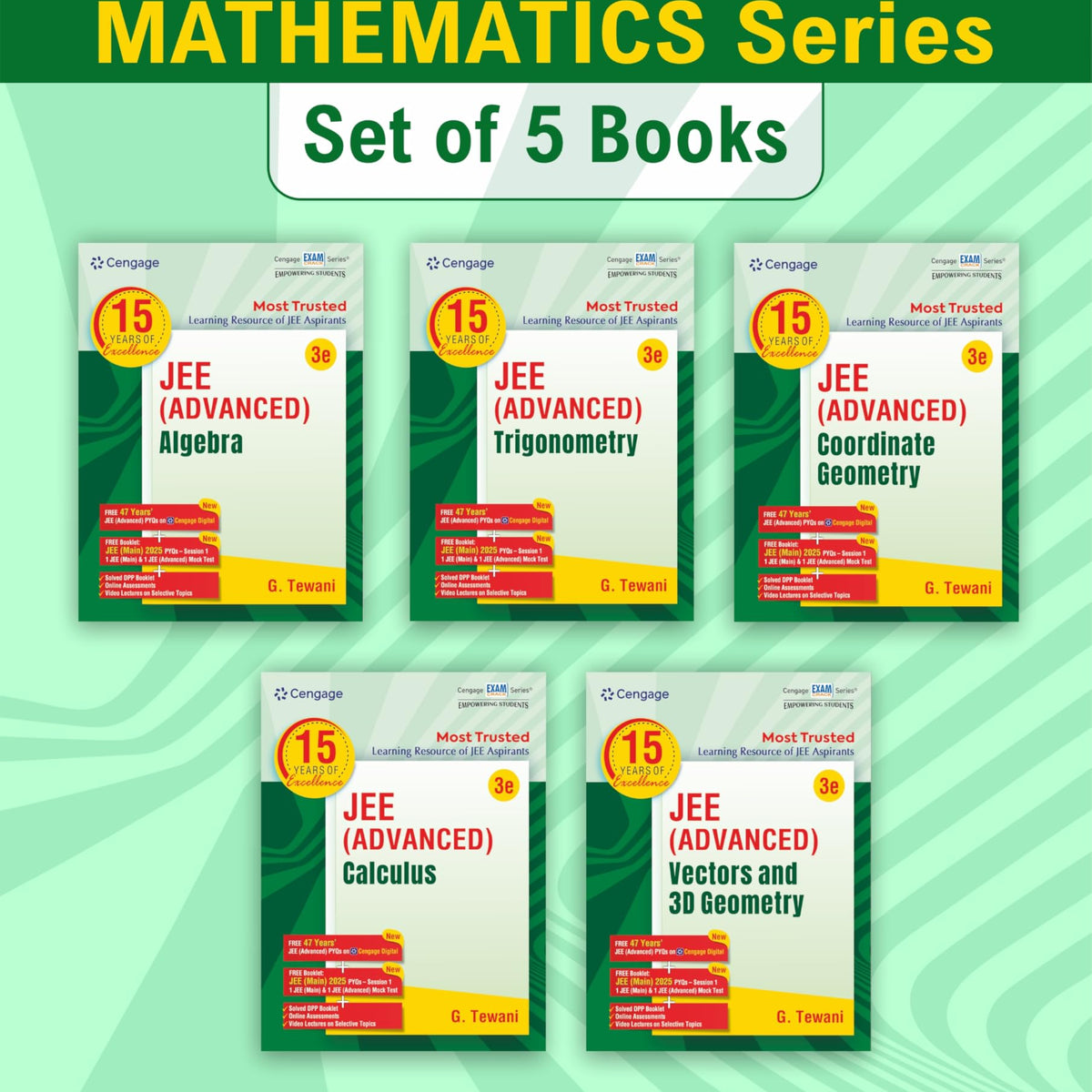 Cengage Mathematics Combo for JEE Advanced: Algebra + Calculus ...