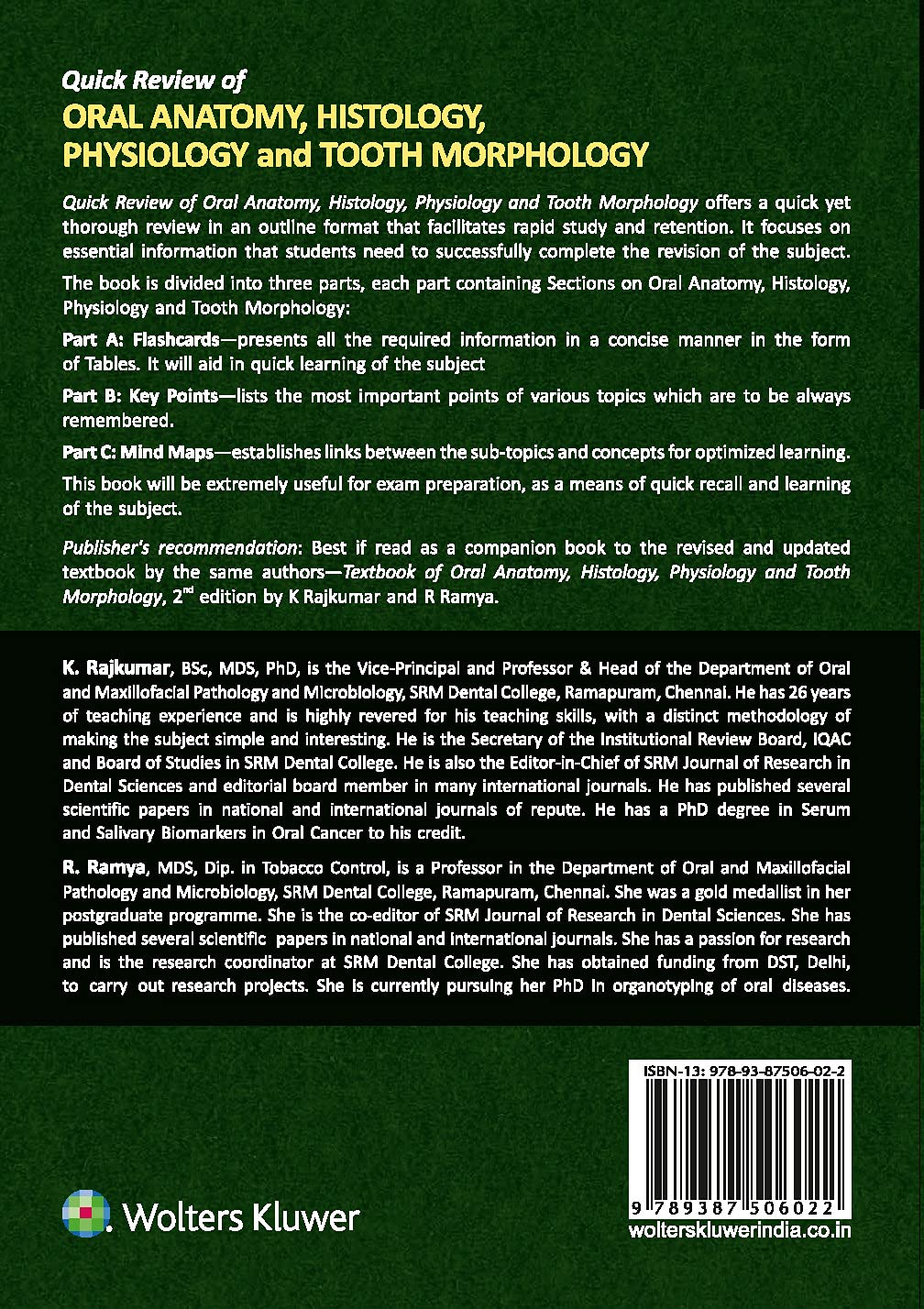 Quick Review of Oral Anatomy, Histology, Physiology and Tooth ...