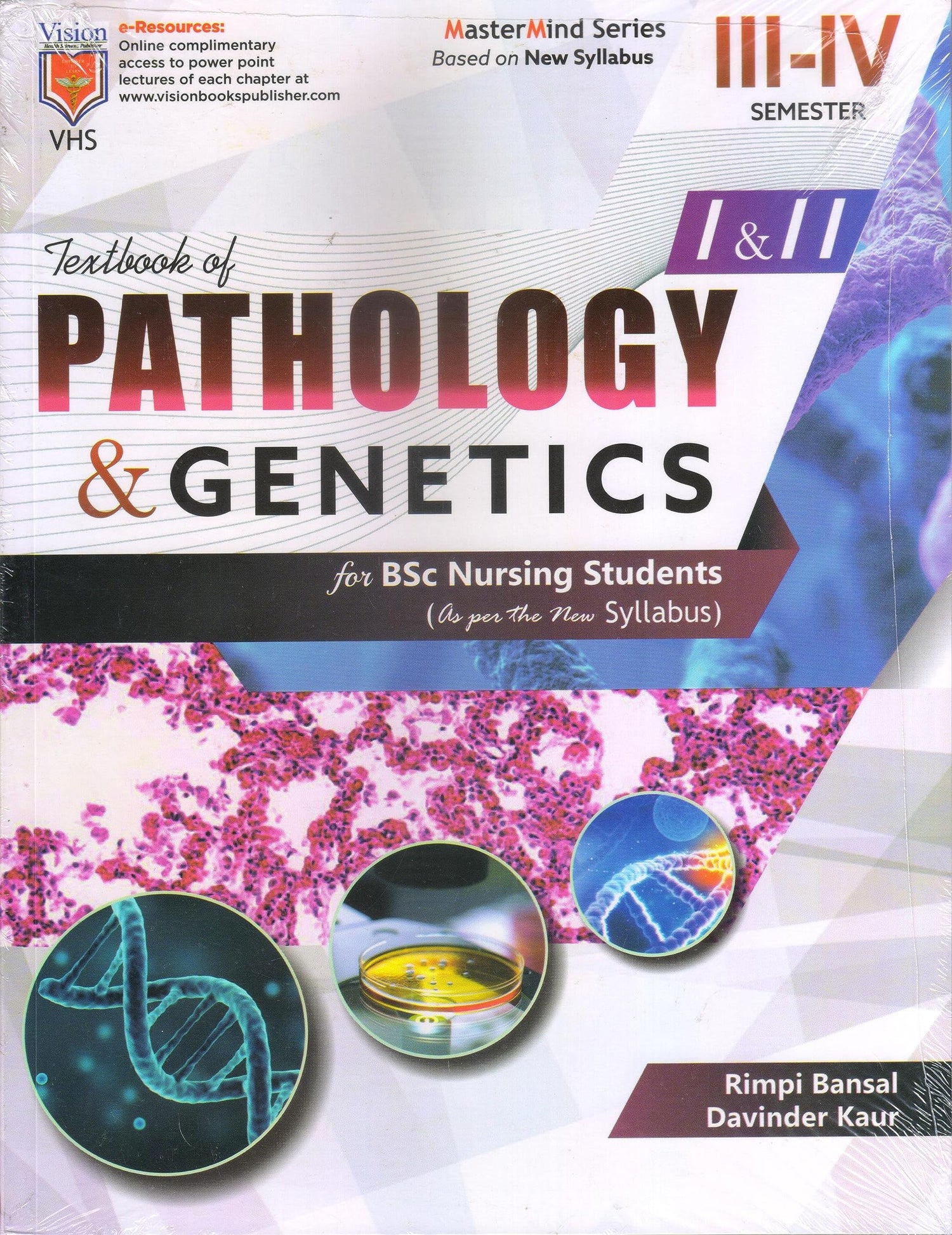 Textbook of Pathology & Genetics for BSc Nursing Students ( 3rd-4th Se