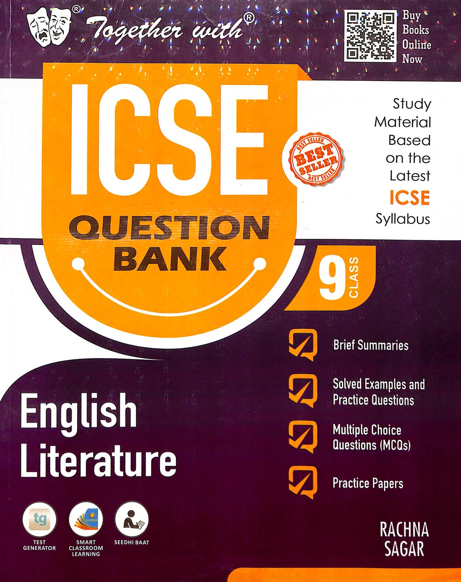 Together With English Literature Class 9 Icse Question Bank Study Material For 2025 Examination ...