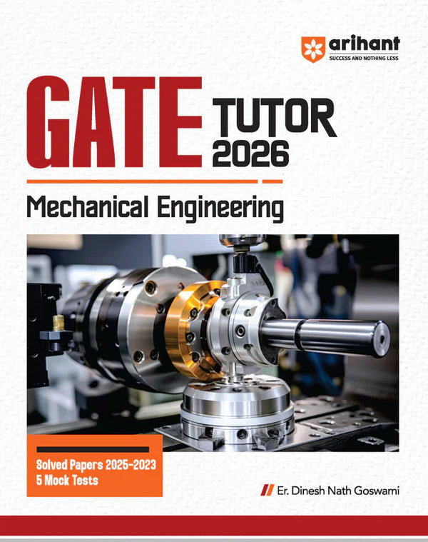 GATE Tutor Mechanical Engineering Exam 2026 | With Solved Papers 2025 ...