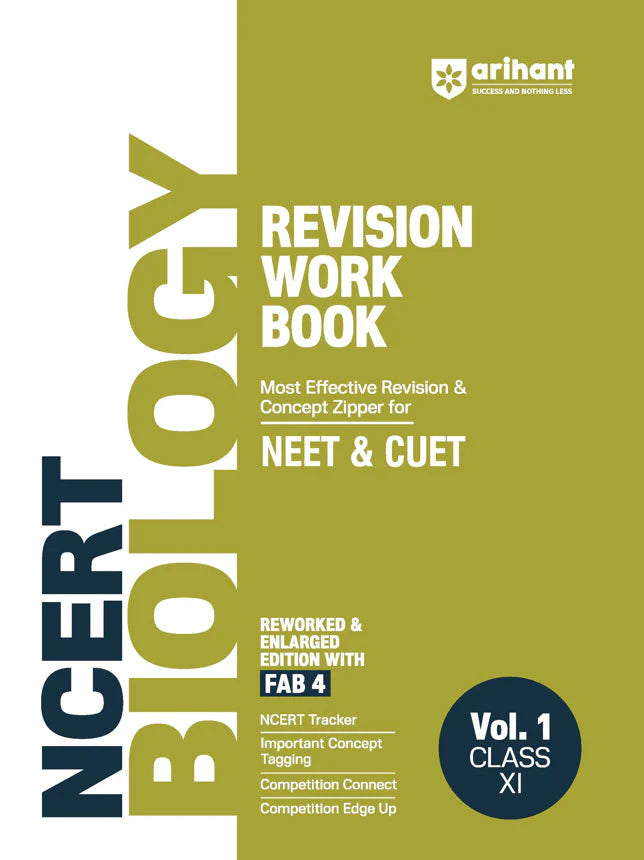 NCERT Revision Workbook Biology Vol. 1 (Class XI) for JEE, NEET & CUET – Retail Maharaj