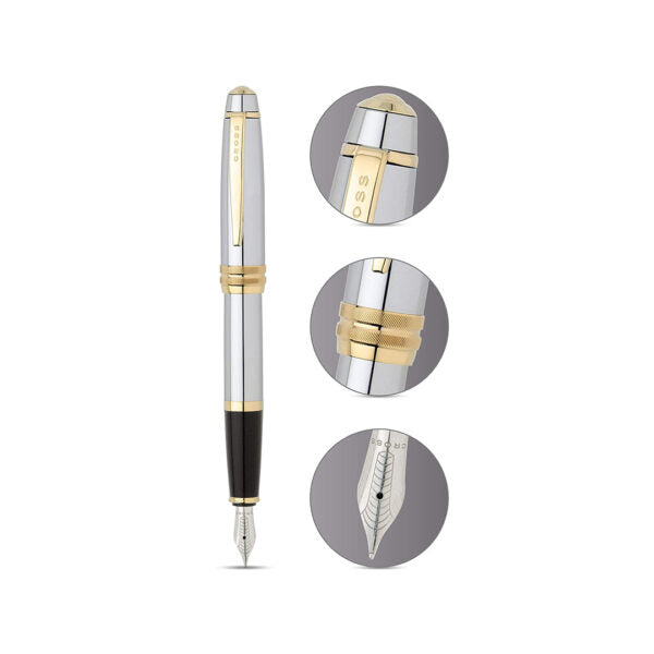 Cross Classic Century Lustrous Chrome Slim Ballpoint Pen | Retail Maharaj