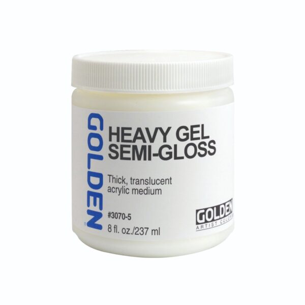 Golden Heavy Gel Semi Gloss Acrylic Medium for Texture and Paint ...