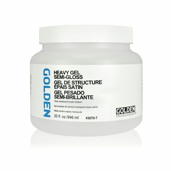 Golden Heavy Gel Semi Gloss Acrylic Medium for Texture and Paint ...