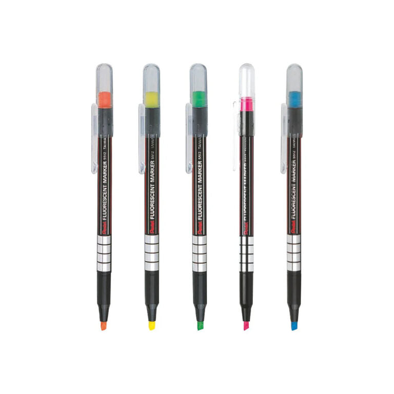 Pentel Fluorescent Highlighter Pens Chisel Tip Set | Retail Maharaj