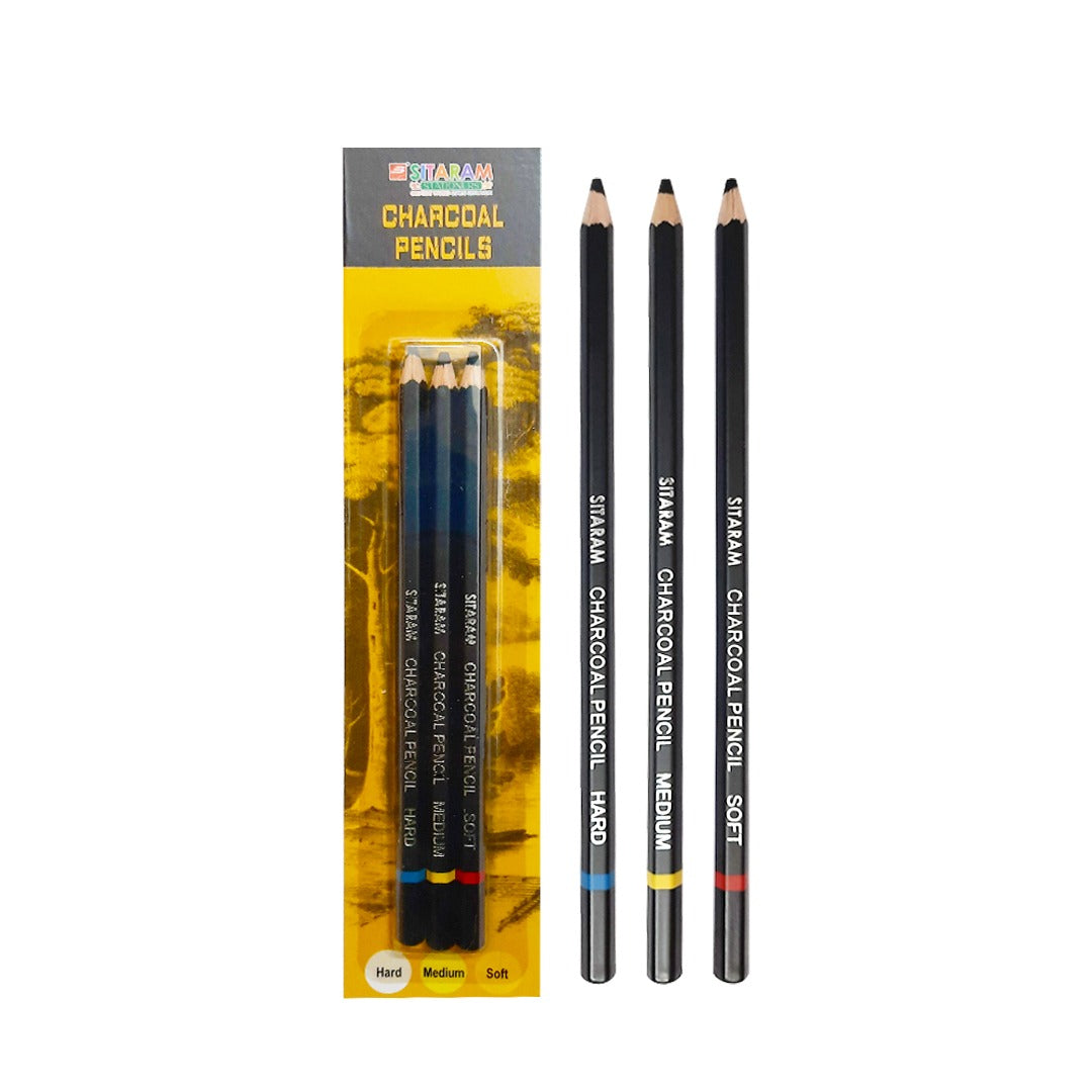 Retail Maharaj Charcoal Drawing Pencils Set for Sketching | Retail Maharaj