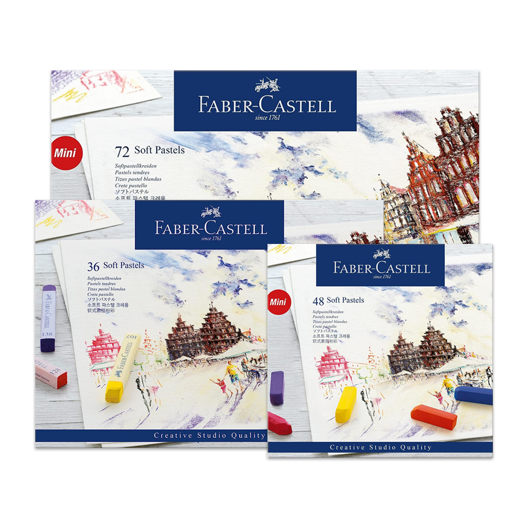 Faber Castell Creative Studio Soft Pastel Crayons Artists Colour Set ...