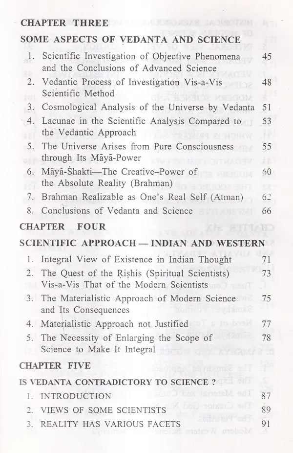 Vedanta-In The Context of Modern Science (A Comparative Study) An Old ...