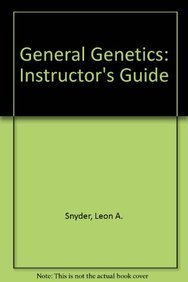 Instructor's Guide (General Genetics) | Retail Maharaj