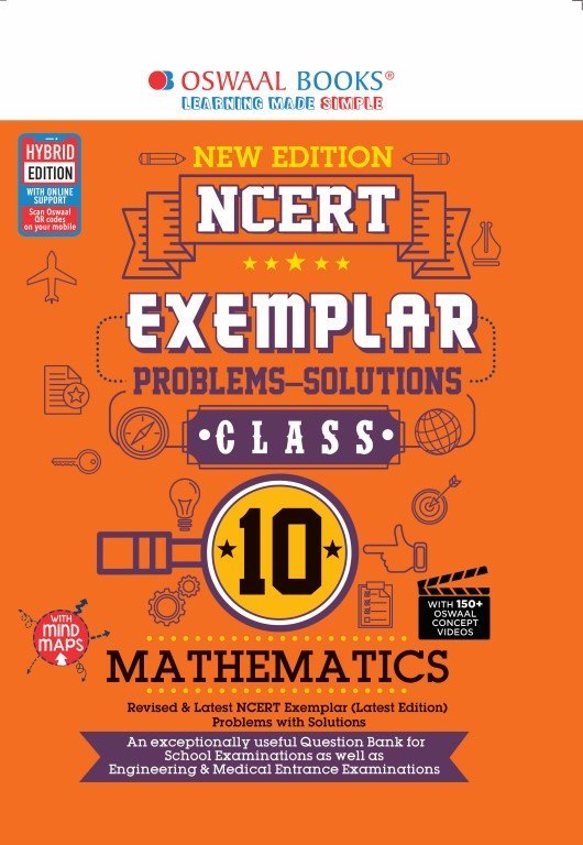 Oswaal NCERT Exemplar Problems-solutions Class 10, Mathematics | Retail ...