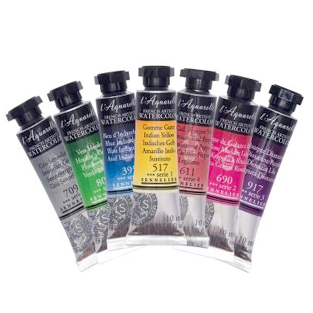 Sennelier L Aquarelle Professional Watercolour Paint Tubes Open Stock ...