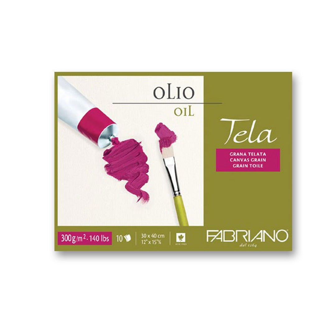 Fabriano Tela Oil & Acrylic Painting Block 300 GSM | Retail Maharaj